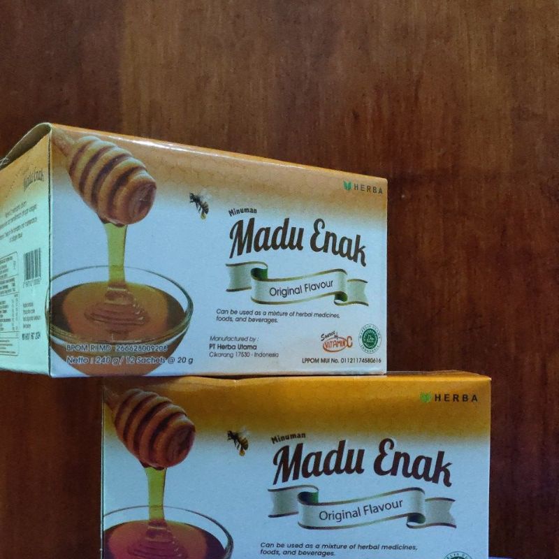 Jual MADU ENAK - Minuman madu rasa original / 100% ORIGINAL | Shopee ...