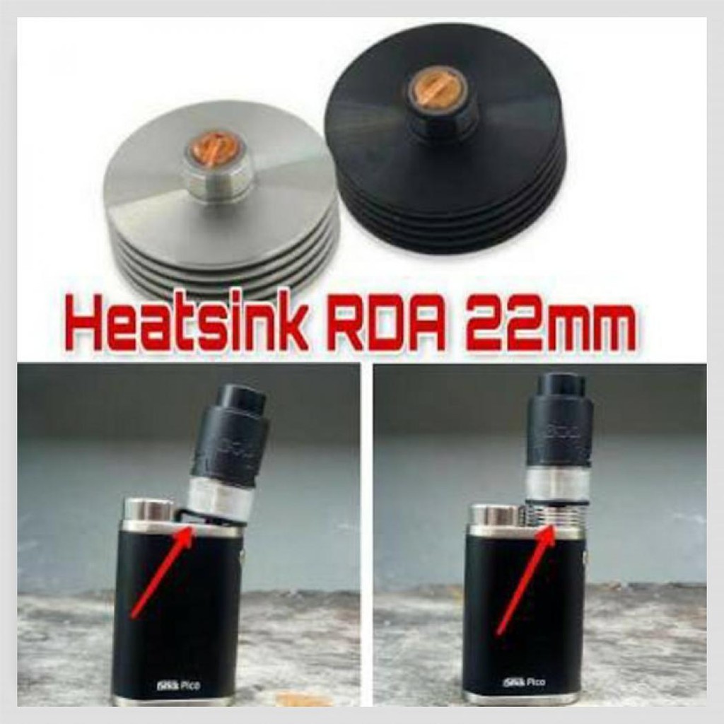 Jual HEATSINK RDA VAPE / PICO / SUBOX | Shopee Indonesia