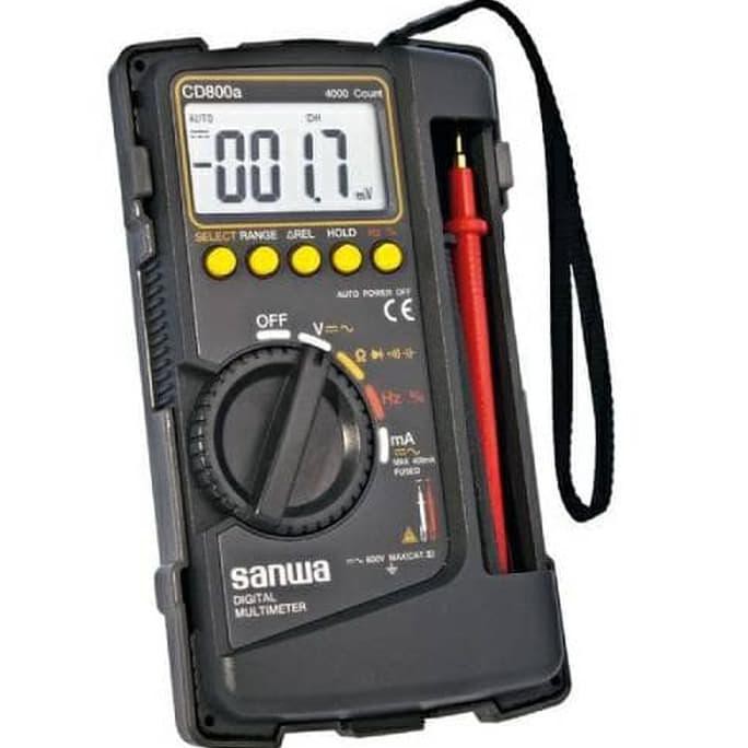 Jual Multimeter Avometer digital Multitester + kabel tester Sanwa ...