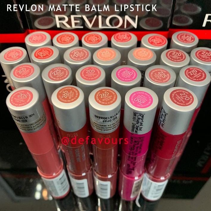 Jual Revlon Matte Balm Lipstick Mate Lip Balm CP Rp 109.000 | Shopee ...