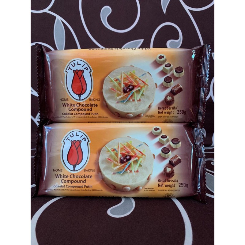 Jual TULIP WHITE COMPOUND 250 GR | Shopee Indonesia