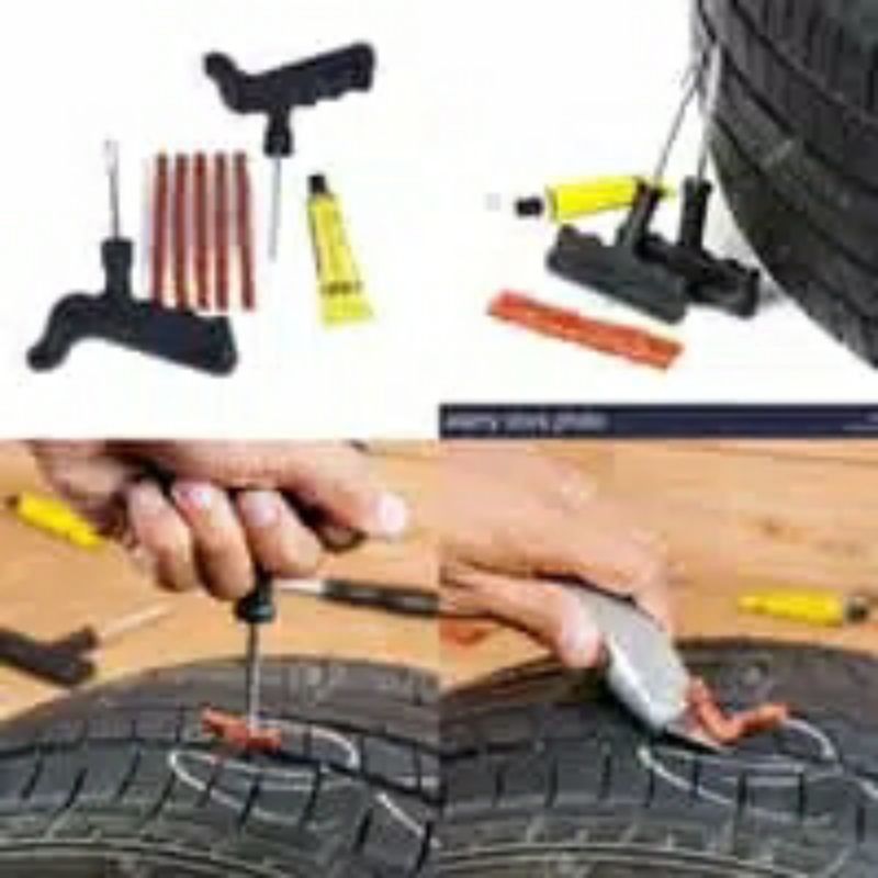 Jual alat tambal ban mobil motor truck truk tubeless tire repair ki ...