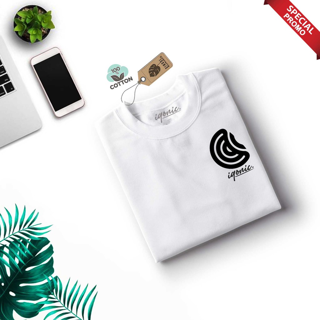 Jual Brother Store Kaos Distro Pria - Cewek Cowok - Iqonic Logo Flip ...
