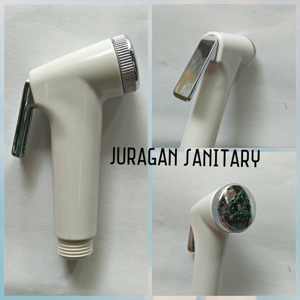 Jual Kepala Jet Shower - Kepala Semprotan Closet Putih | Shopee Indonesia