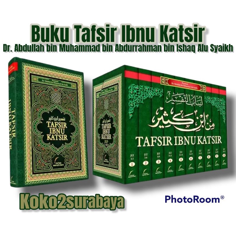 Jual BUKU TAFSIR IBNU KATSIR Dr. Abdullah bin Muhammad bin Abdurrahman bin Ishaq Alu Syaikh ...