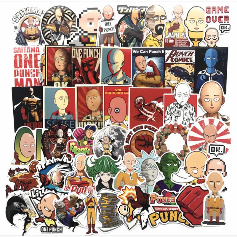 Jual Stiker Anime One Punch Man / Saitama / Sticker Murah Favorit ...