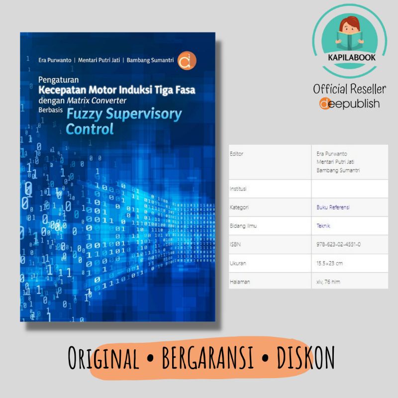 Jual Buku Pengaturan Kecepatan Motor Induksi Tiga Fasa dengan Matrix ... Jual Buku Pengaturan Kecepatan Motor Induksi Tiga Fasa dengan Matrix ...