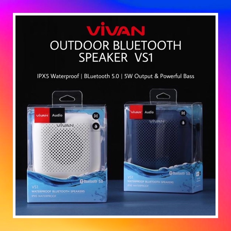 Jual SPEAKER Outdoor VIVAN VS1 5W 5.0 IPX5 Waterproof | Shopee Indonesia