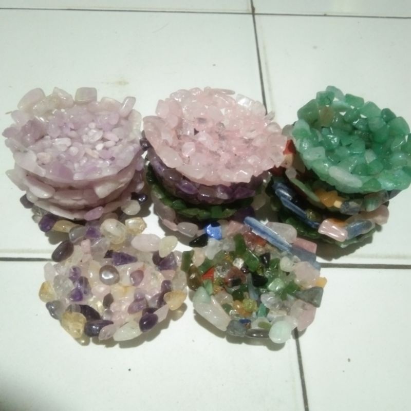 Jual Mangkok Mini Batu Alam Sphere Stand Dudukan Bola Kristal Tempat ...