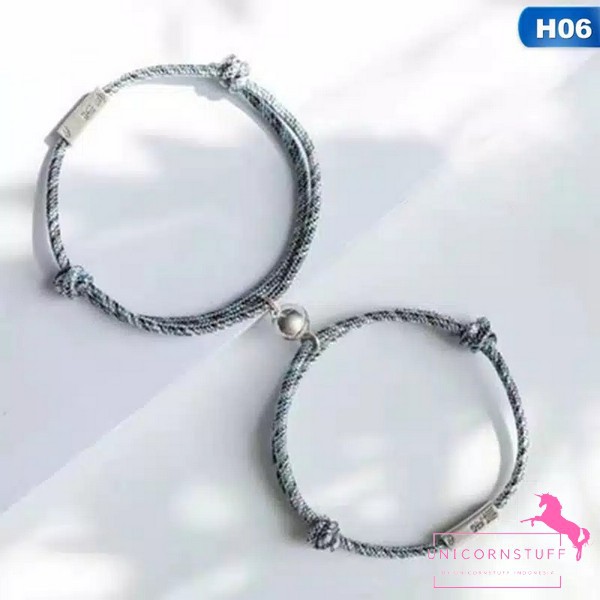 Jual 2 PC Gelang Couple Magnet Pacar Set LDR Pasangan Kembaran Cewek ...