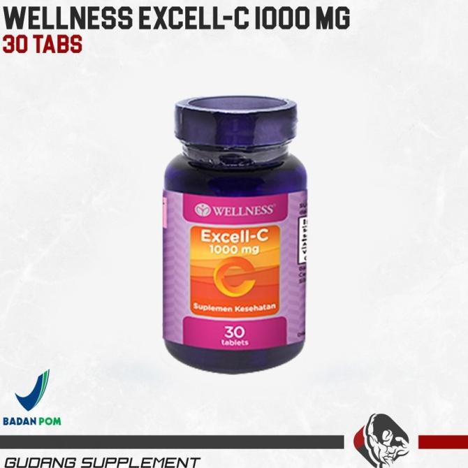 Jual TERBARU Wellness Excel C 1000mg 30 Tablet Vitamin C Ready Stok ...