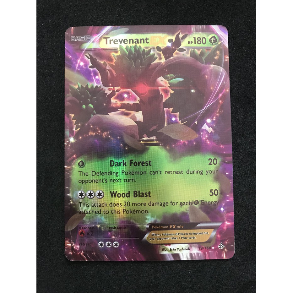 Jual Kartu Pokemon TCG Sun&Moon Trevenant EX (harga/kartu) | Shopee ...