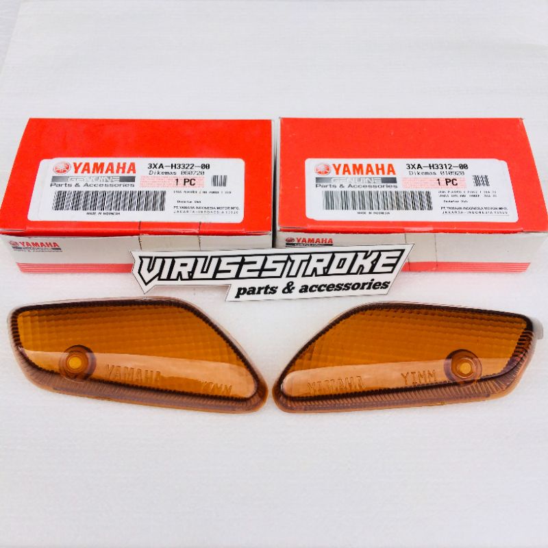 Jual Kaca Mika Sein Sen Depan Set Kanan Kiri Yamaha F1Z FIZ Force 1 F1 Crypton Original YGP 3XA ...