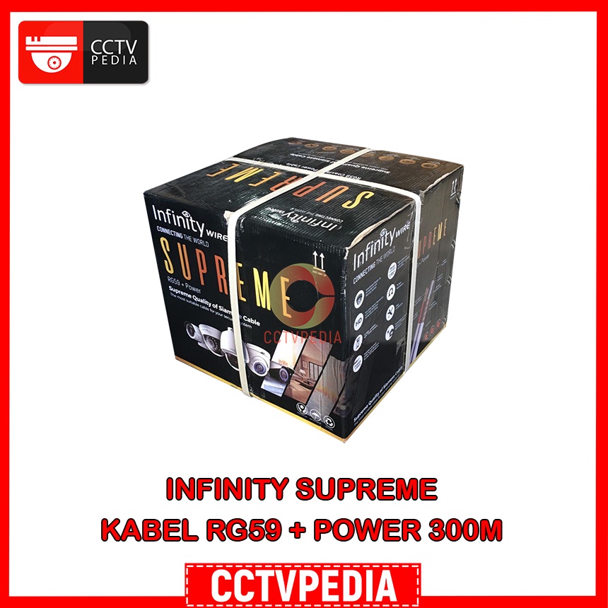 Jual Infinity Supreme Kabel RG59 Plus Power 300 Meter | Shopee Indonesia