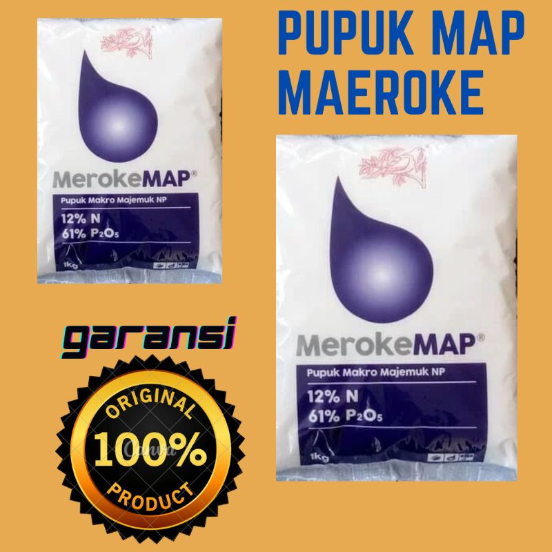 Jual pupuk MAP maeroke 1kg original kemasan pabrik | Shopee Indonesia
