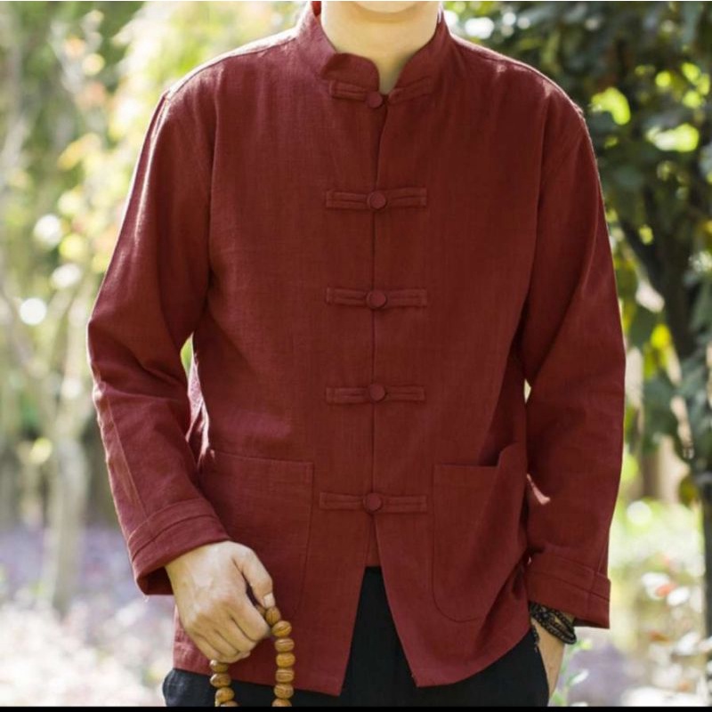 Jual UFC KOKO CHEONGSAM BAJU PRIA LENGAN PANJANG UPDATE MODERN TERBARU ...