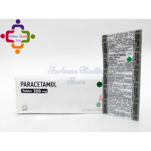 Jual Original Paracetamol 500 mg Promed / Paracetamol / Untuk Nyeri ...