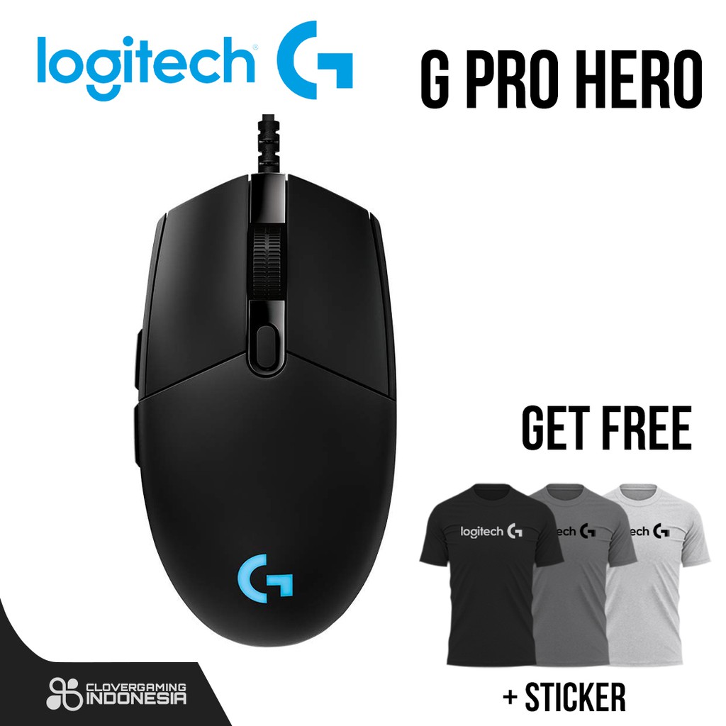 Jual Logitech Mouse G Pro Hero Gaming Mouse - Hero 16K Original Garansi ...