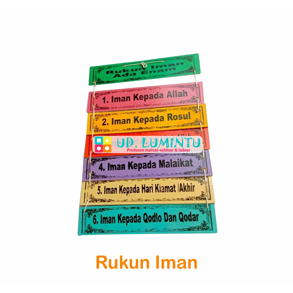 Jual Papan Rukun Iman | Shopee Indonesia