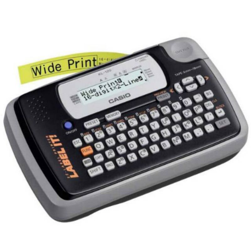 Jual CASIO KL-120 - Casio KL-130 Label Printer # Ez Label Printer Casio #Original | Shopee Indonesia