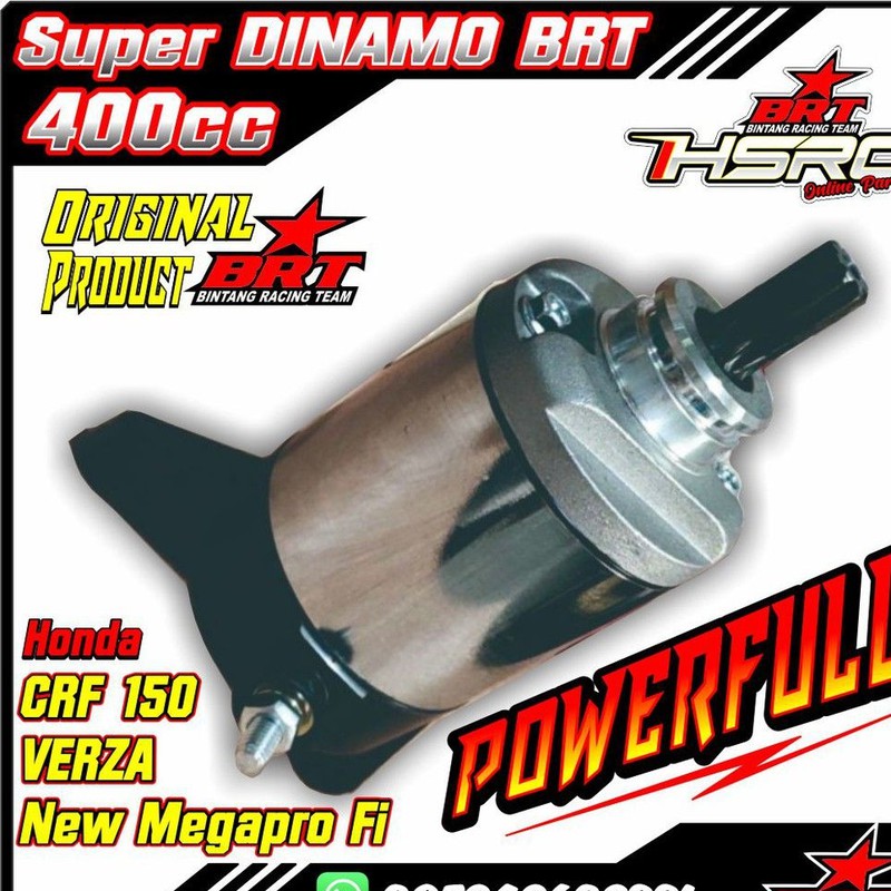 Jual SUPER DINAMO ELECTRIC MOTOR STATER BRT BORE UP CRF 150 Verza New Megapro Fi Dynamo Starter ...