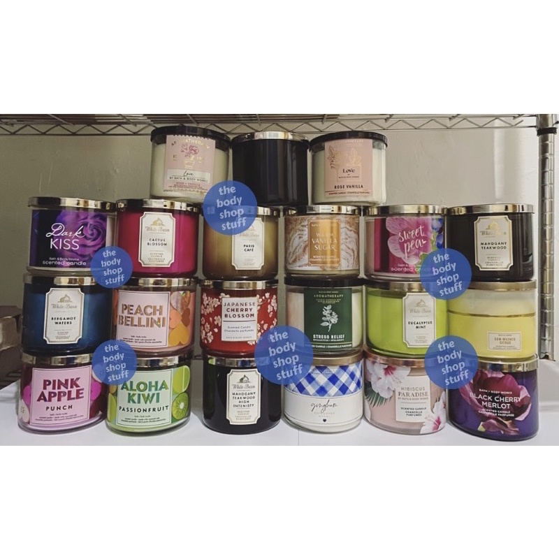 Jual MAX 2PCS/TRX | Bath and Body Works Candle 3 Wick Candle Into the ...