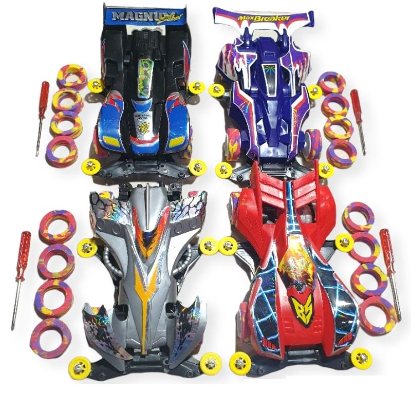 Jual H0491 HAPPY KIDS MAINAN ANAK MOBIL TAMIYA TAMIA MINI 4WD BONUS 4 ...