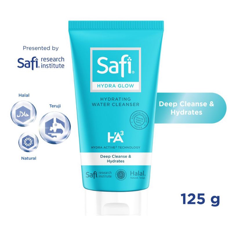 Jual SAFI HYDRA GLOW HYDRATING WATER CLEANSER 150ML | Shopee Indonesia