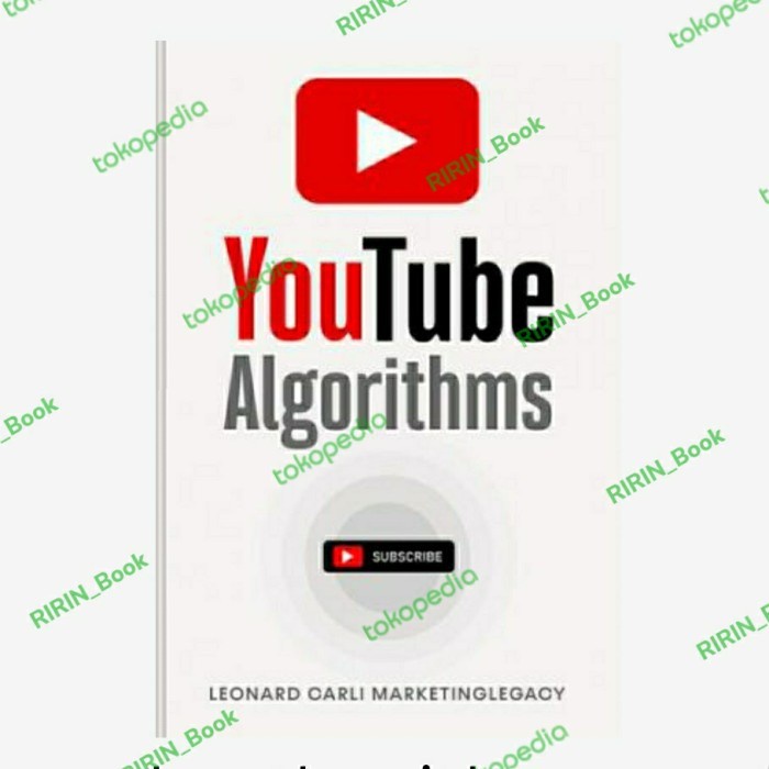 Jual Buku Youtube Algorithms | Shopee Indonesia Jual Buku Youtube Algorithms | Shopee Indonesia