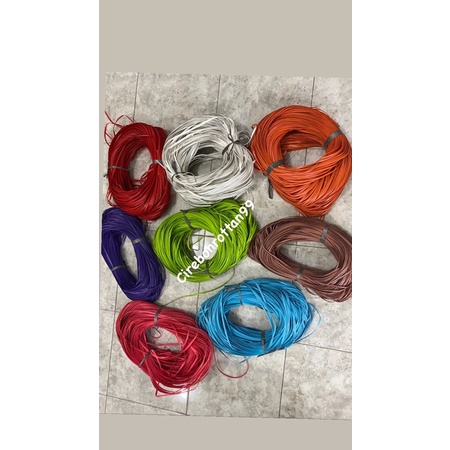 Jual Tali rottan sintetis/plastik anyaman harga per 1 kilo gram ...