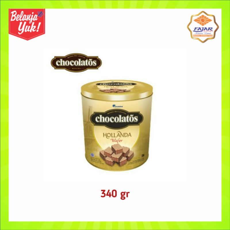 Jual Chocolatos Hollanda Wafer Cream Cokelat Chocolate Kemasan Kaleng ...