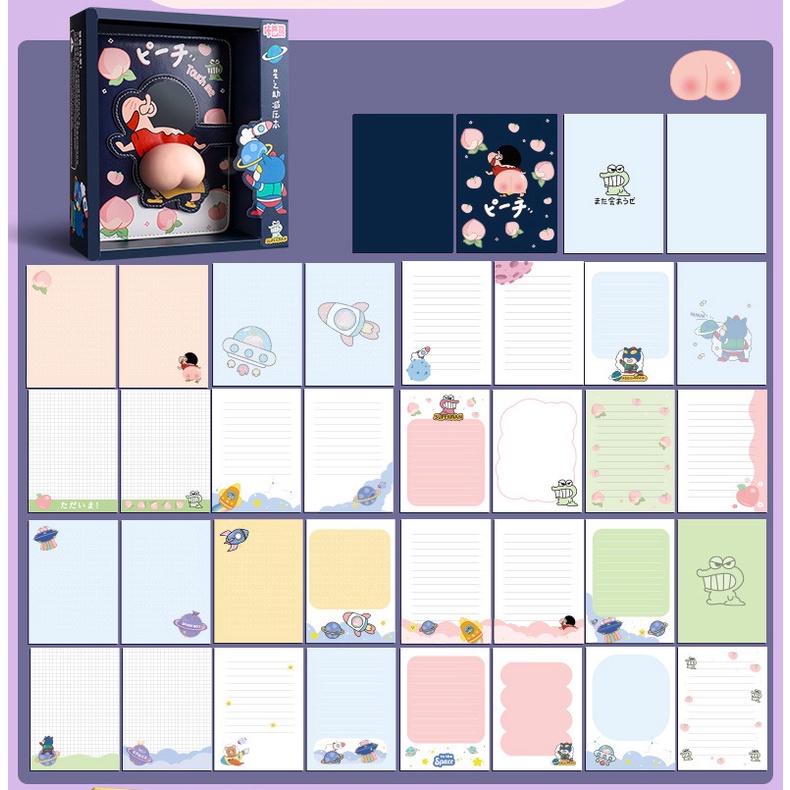 Jual [LOGU] Buku Notebook Squishy, Buku catatan diary squishy 3D kartun ...