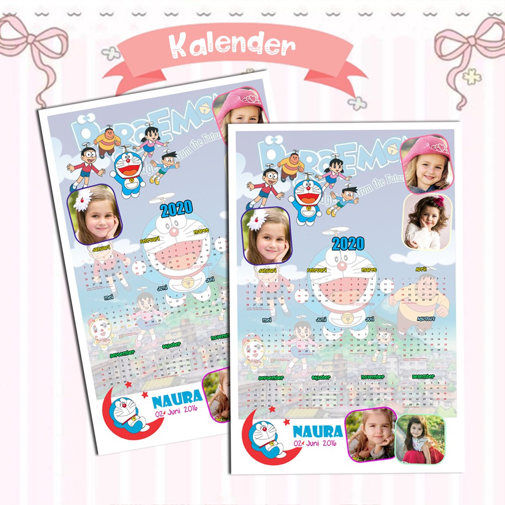 Jual Kalender Custom Murah Karakter Doraemon | Shopee Indonesia