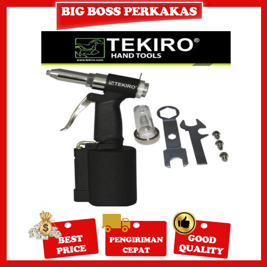 Jual Tekiro Air Riverter Riveter Tang Rivet Angin Heavy Duty AT-AR1806 ...