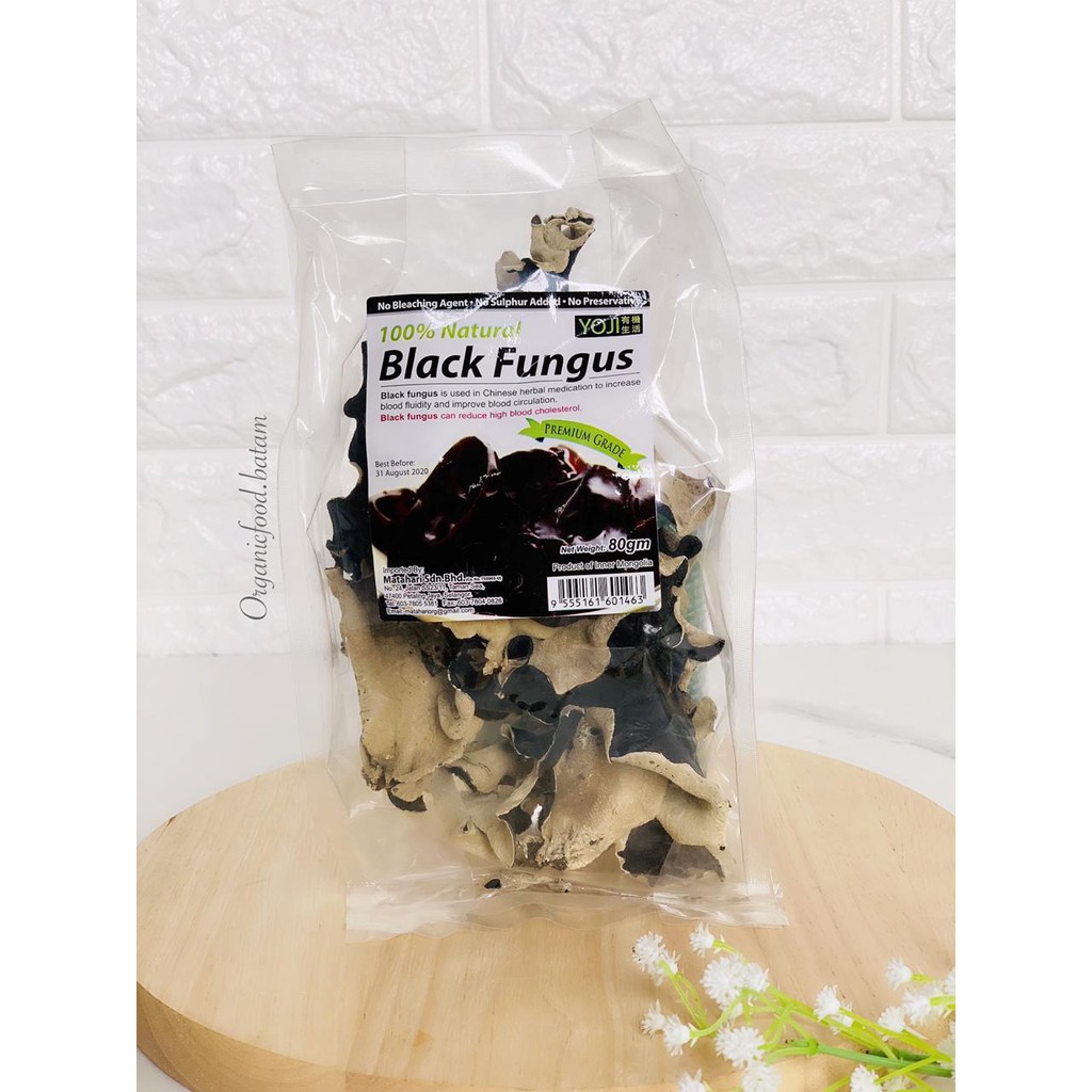Jual Yoji Black Fungus / jamur kuping hitam 80g | Shopee Indonesia