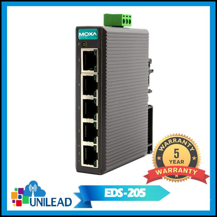 Jual Moxa Eds 205 Entry Level Unmanaged Ethernet Switches | Shopee Indonesia