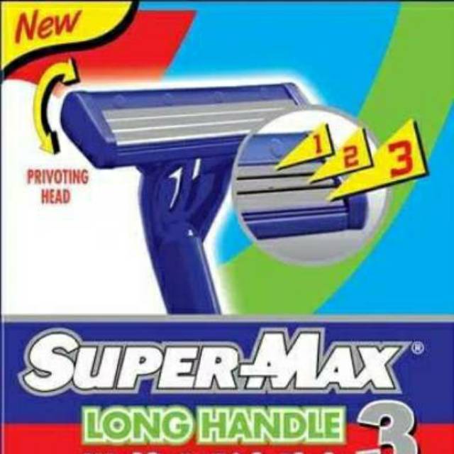 Jual Cukuran Supermax Kwik 3 Pisau Silet jenggot | Shopee Indonesia