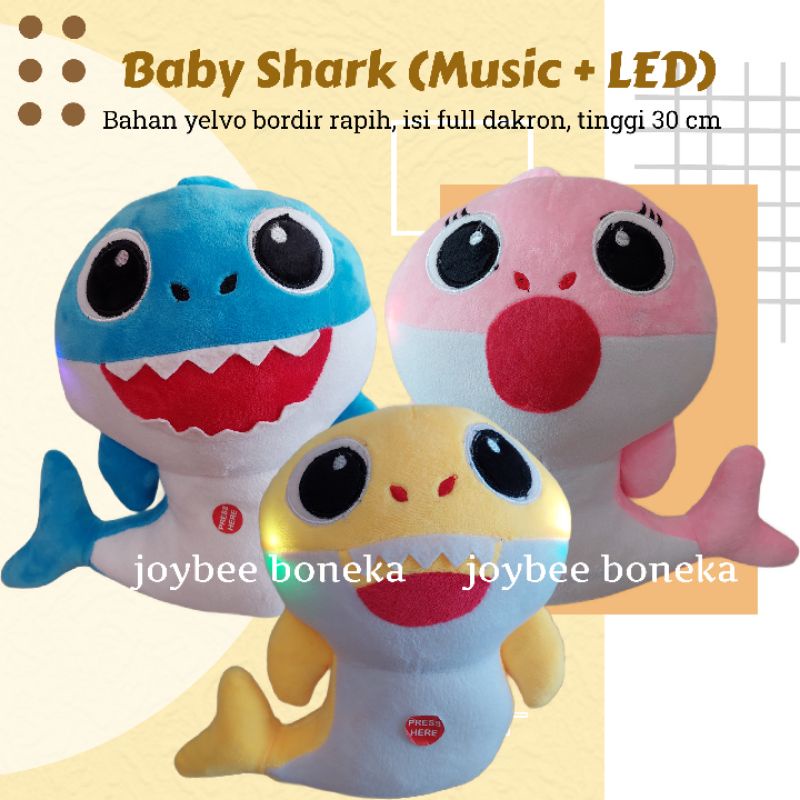 Jual Joybee ☆ Boneka Baby shark (LED+Music) | Shopee Indonesia