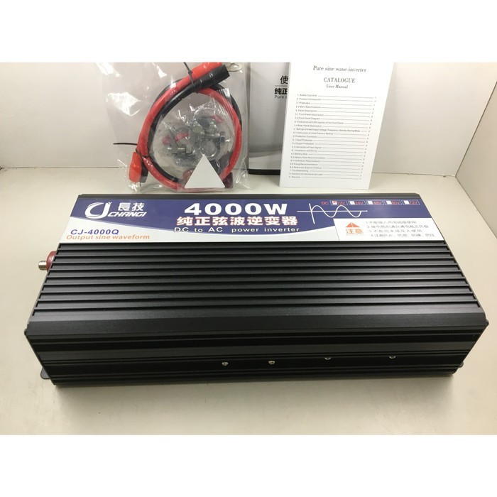 Jual Changi Inverter 4000W Pure Sine Wave DC 12V 24V 48V to AC220V Power | Shopee Indonesia