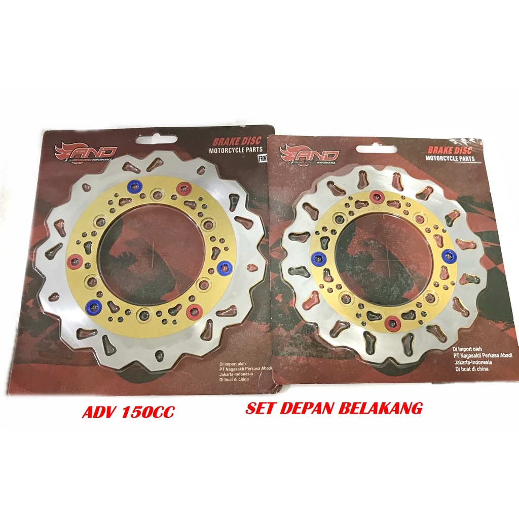 Jual PIRINGAN CAKRAM SET ADV 150CC-PCX 150CC-adv 160cc DISK CARKAM SET ...