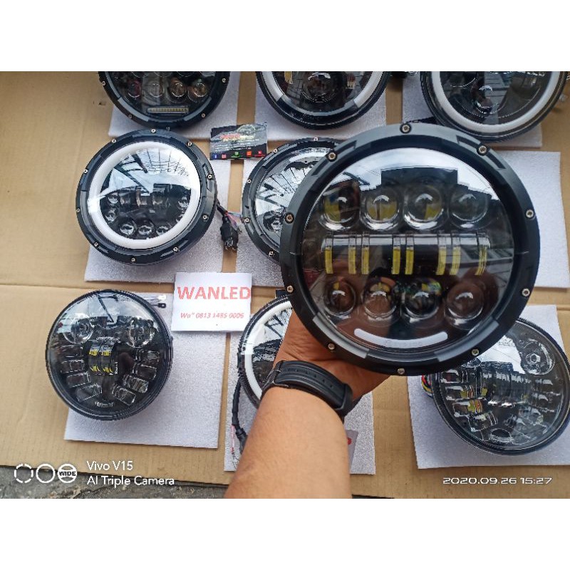 Jual LAMPU UTAMA 7 INCH SPIDER ORIGINAL | Shopee Indonesia