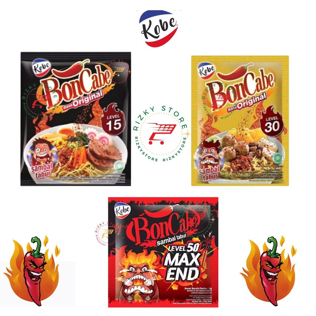 Jual Bon Cabe Sachet 4,5 gram Level 15/ level 30 | Shopee Indonesia