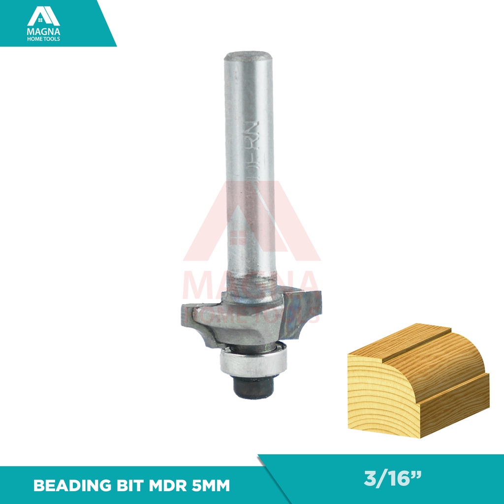 Jual MATA ROUTER MESIN PROFIL BEADING BIT 5MM 3/16 | Shopee Indonesia