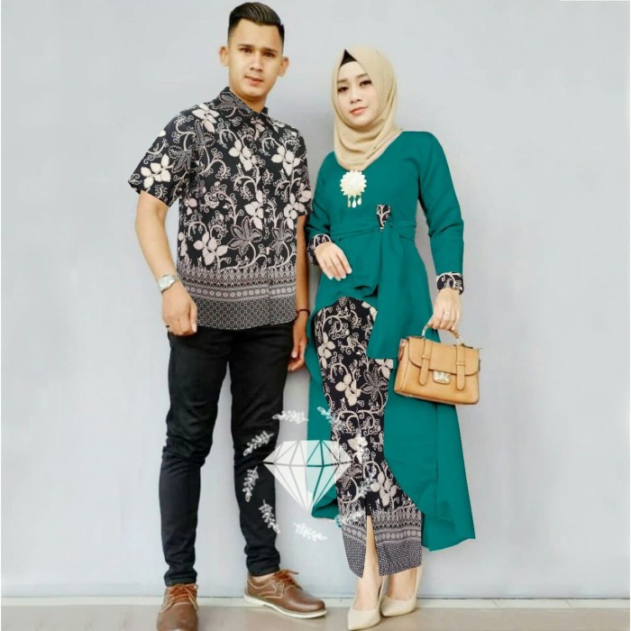 Jual [AR] Batik / Muslim Wanita Couple Pria Pesta Kondangan kekinian ...