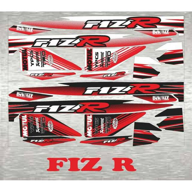 Jual STIKER FARIASI YAMAHA FIZ R (MECING) | Shopee Indonesia
