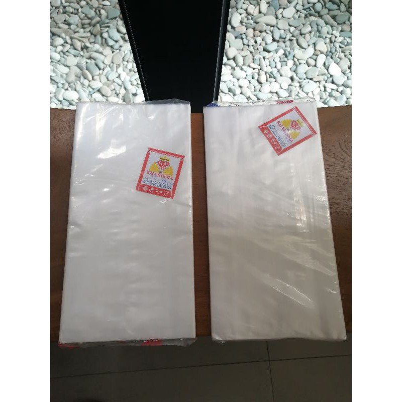Jual Plastik PE Kharisma Uk 15x30 / Plastik Buram 1 Kg Tahan Panas ...