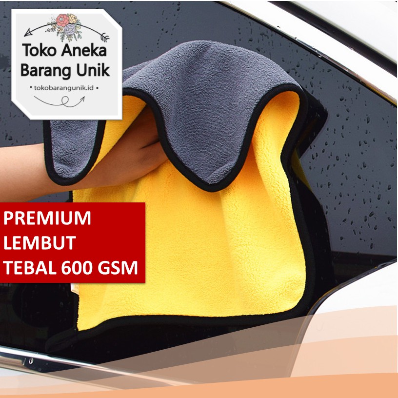 Jual Kain Lap Mobil Microfiber Tebal 600 GSM Premium Lembut ~ Kain ...