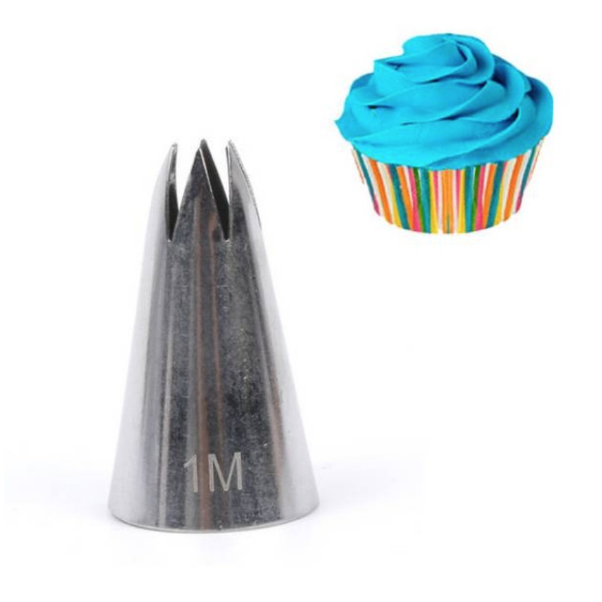 Jual Spuit 1m impor nozzle swirl 1M spuit bintang loyang cetakan ...