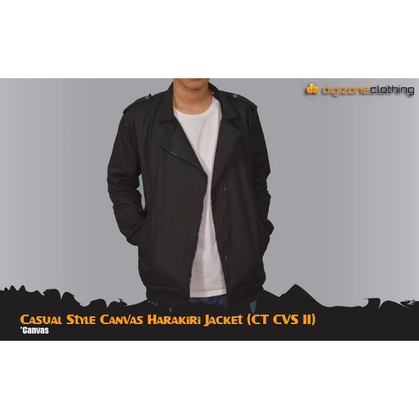 Jual Jual Casual Style Canvas Harakiri Jacket ( Ct Cvs 11 ) | Shopee ...