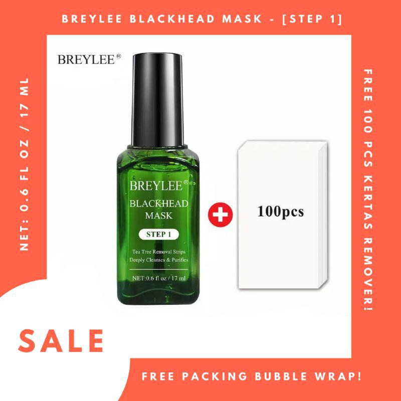 Jual [CUCI GUDANG Exp. 2023] BREYLEE STEP 1 - BLACKHEAD MASK REMOVER ...